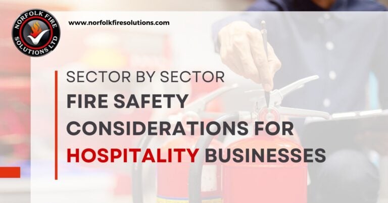 Fire Safety Guide for Hospitality Sector | Norfolk Fire Solutions